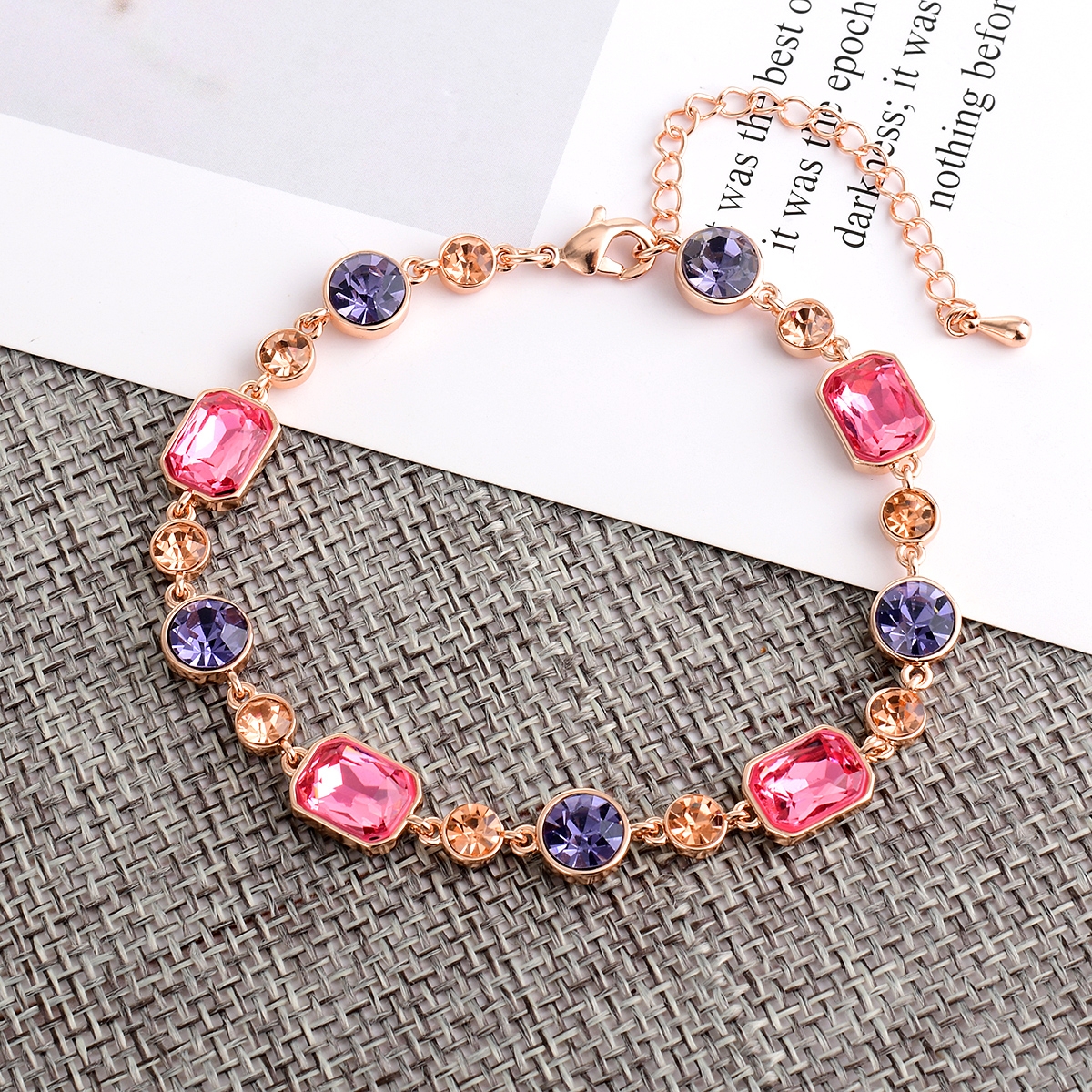 Most Popular Artificial Crystal Classic Fashion Bracelet