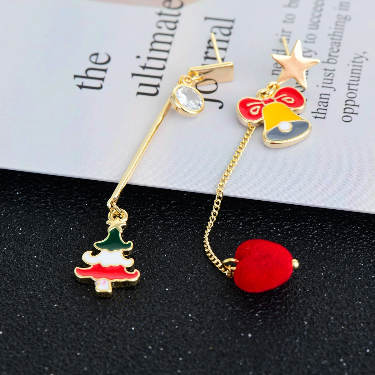 Funky Casual Red Dangle Earrings
